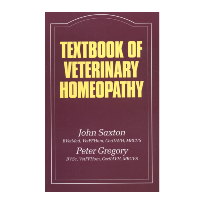 OUT OF PRINT: Textbook of Veterinary Homeopathy - Nature-Reveals